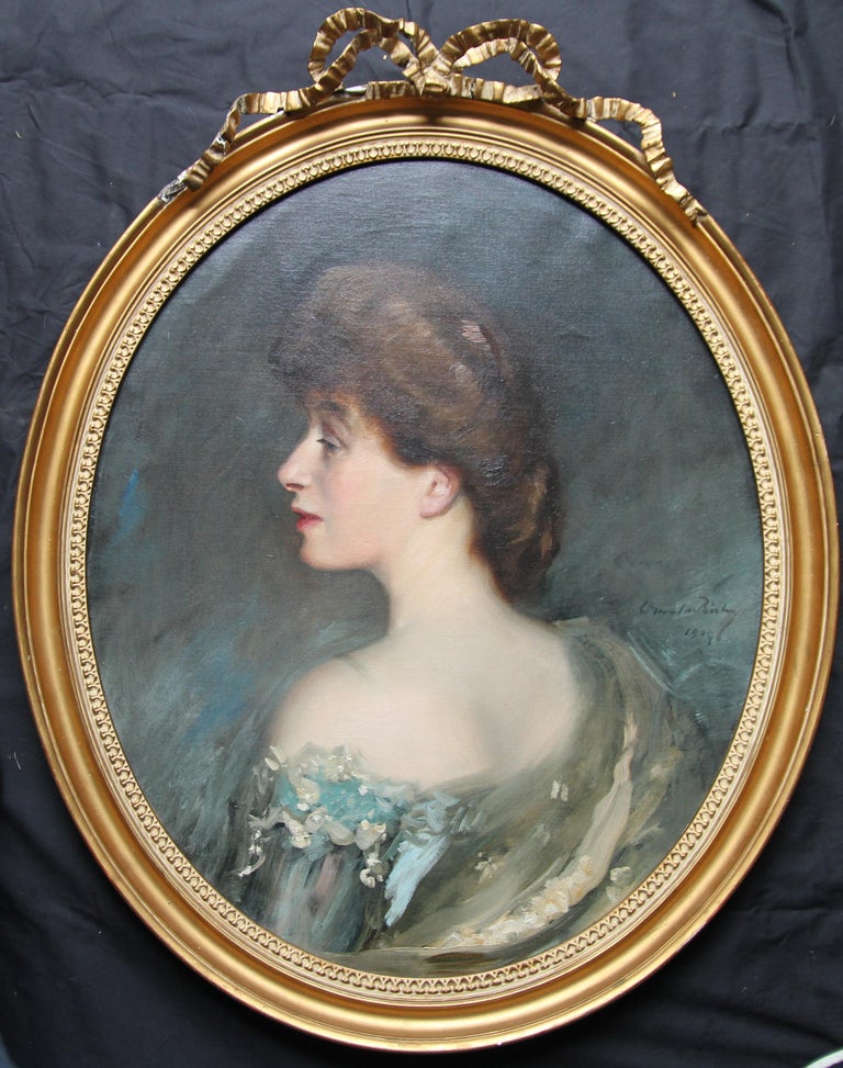 Oswald Birley - Portrait of Mrs. Alex Cowan at 1stDibs