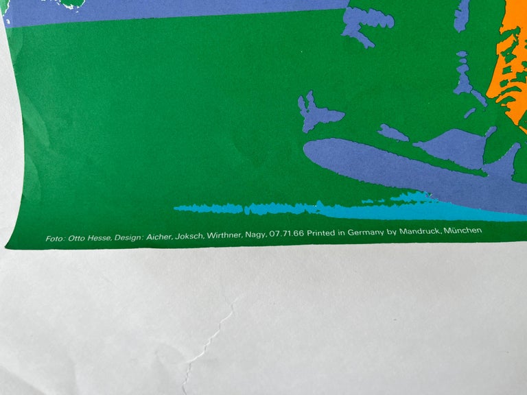 Otl Aicher Olympic Games Munich 1972, Boxing, Original Poster For Sale ...