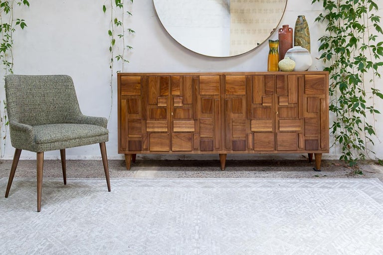 Otto Sideboard - Bespoke - French Polished Walnut with Antique Brass ...