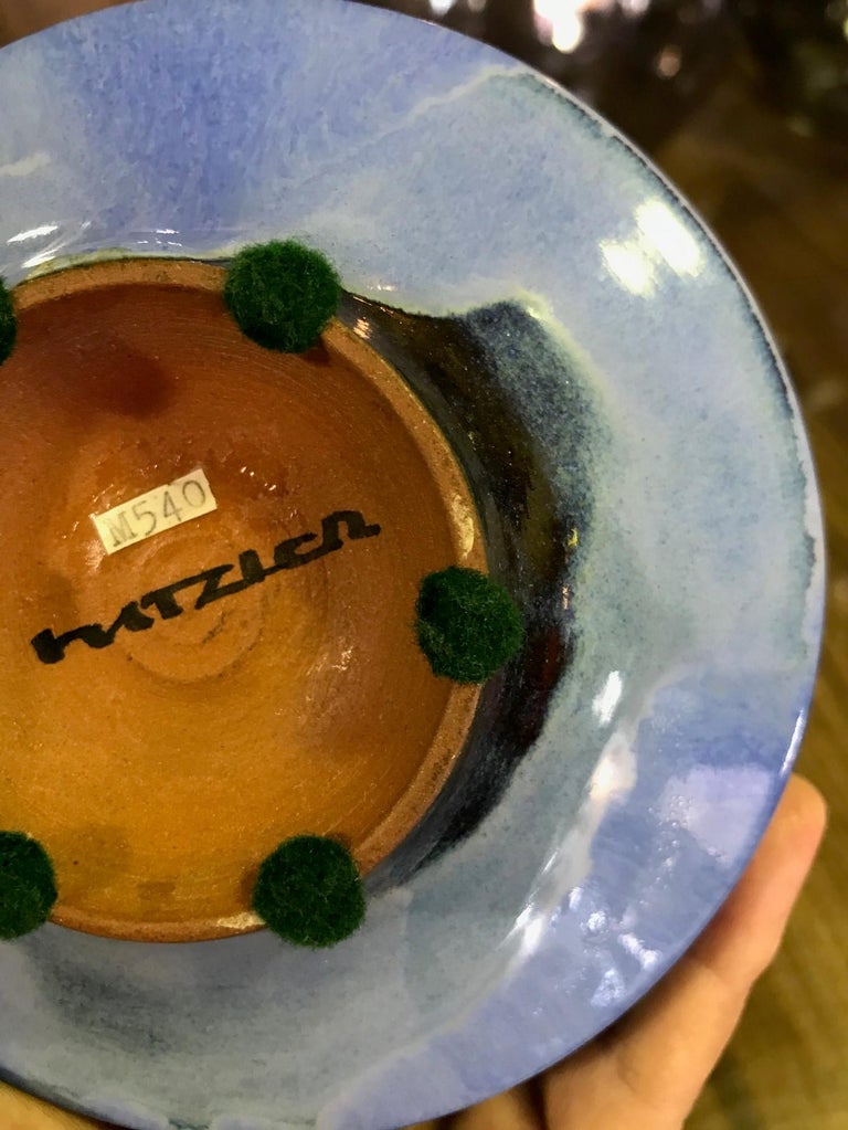 Otto and Gertrud Natzler Signed Mid-Century Modern Bowl with Original ...