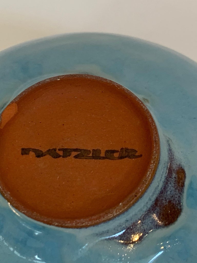 Otto and Gertrud Natzler Signed Mid-Century Modern Bowl For Sale at 1stDibs
