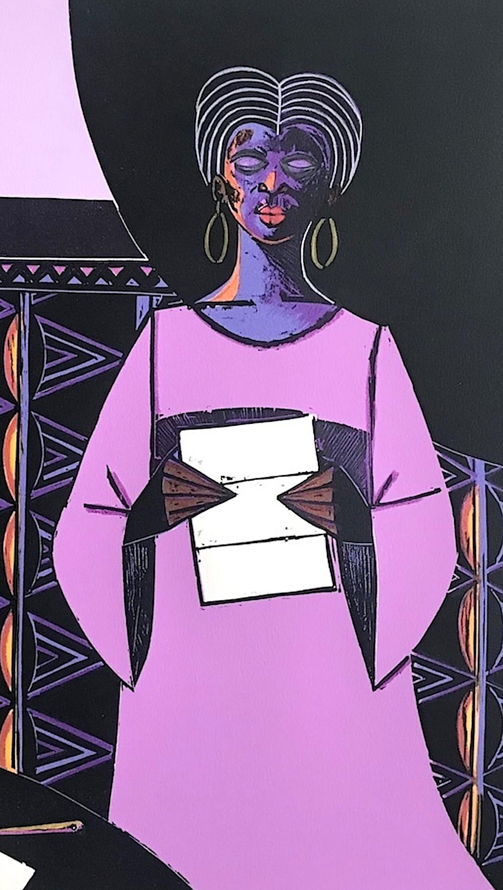 Otto Neals - The Break of Day Signed Woodcut Print, Afrocentric ...