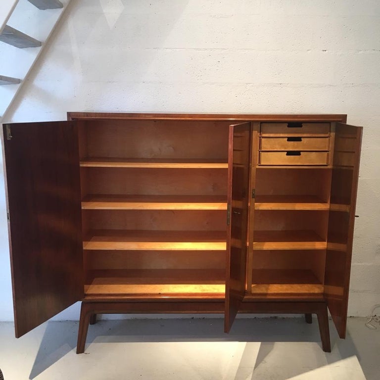 Otto Schultz 's Sideboard with "Fleur-de-Lys" Pattern for Boet, circa ...