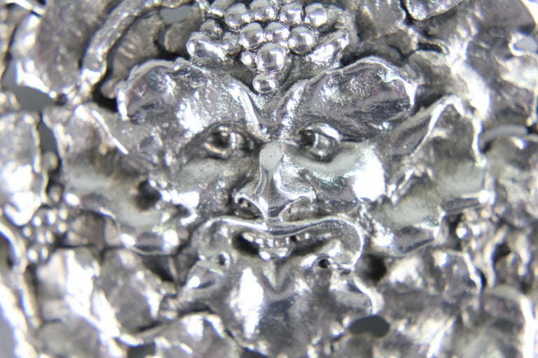 Otto Strandman Art Nouveau 1914 Bacchus Silver Brooch, Stockholm Sweden ...