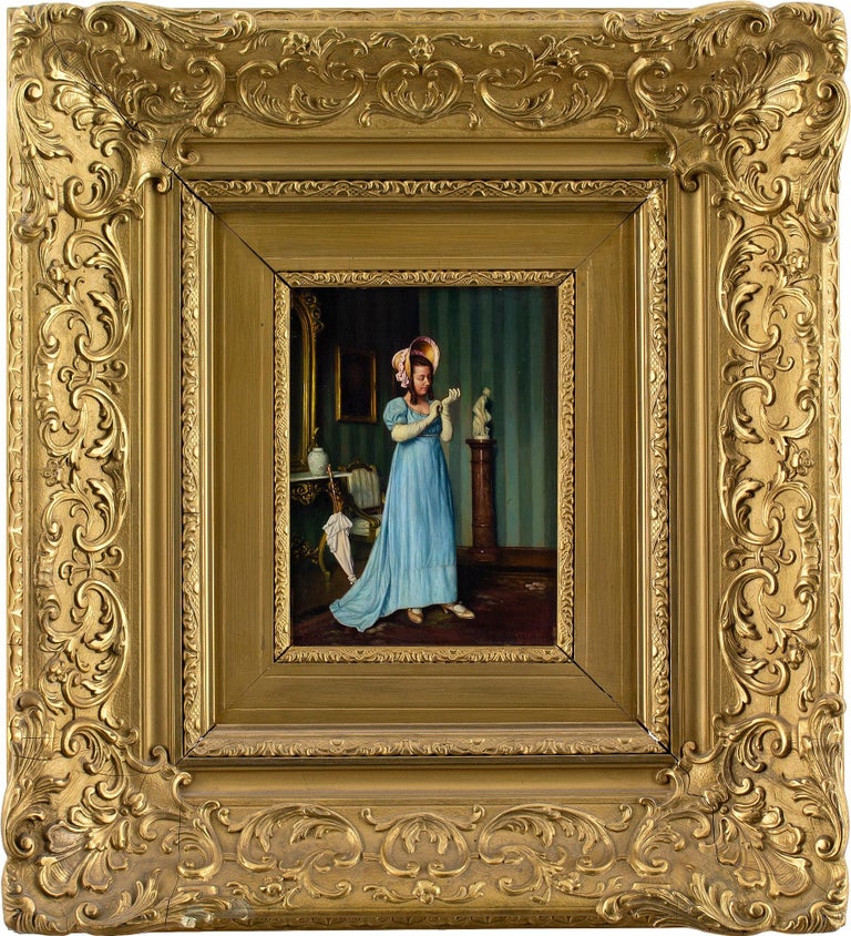 Otto Voigt - Otto Voigt, The Finishing Touches, Oil Painting For Sale ...