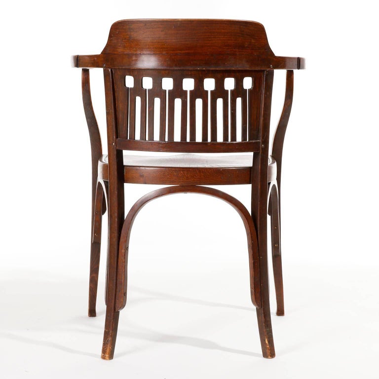 Otto Wagner Chair Armchair by J.&J. Kohn, Austria, Vienna Secession ...