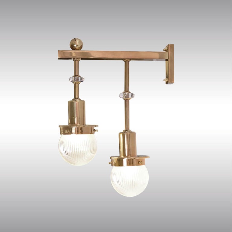 Otto Wagner and Koloman Moser Wall Light for "Steinhofchurch", Re ...