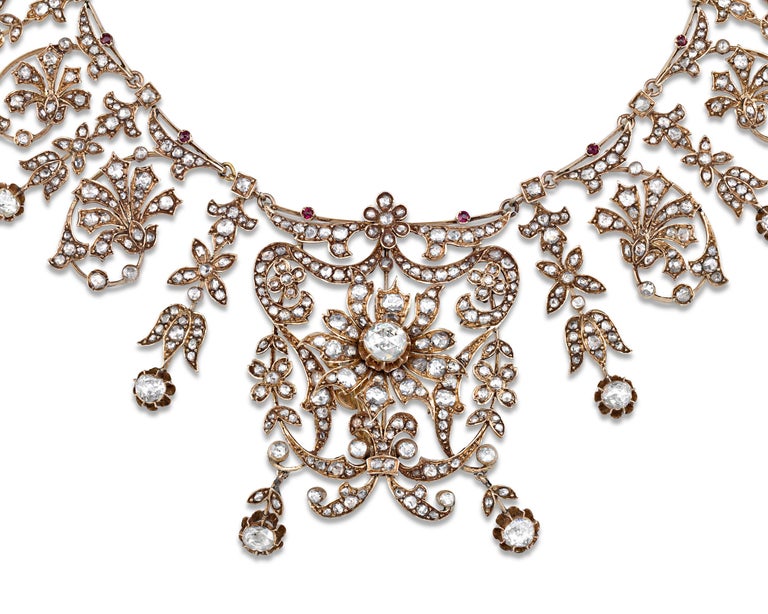 Ottoman Empire Diamond Necklace For Sale at 1stDibs