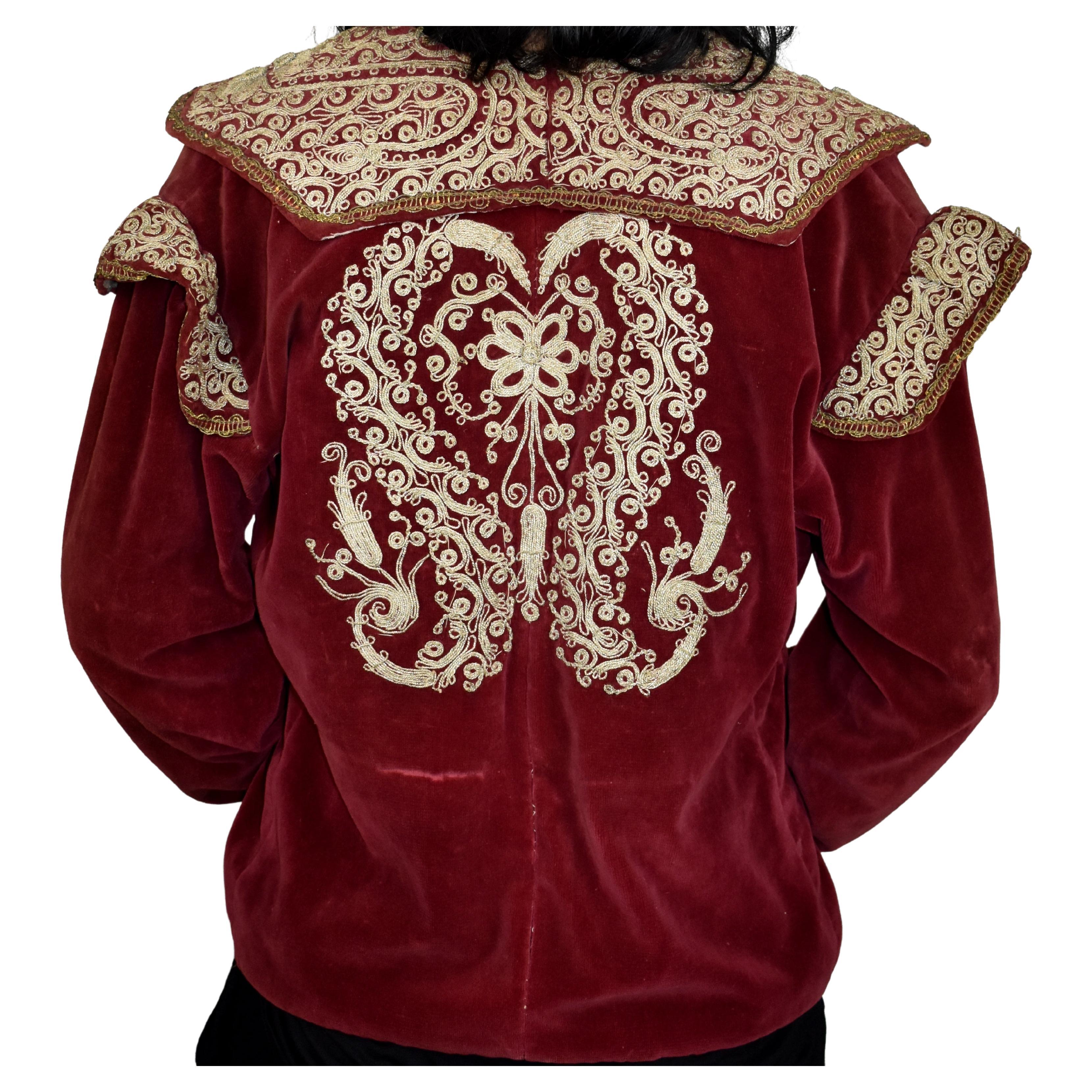 Ottoman Velvet Jacket For Sale at 1stDibs
