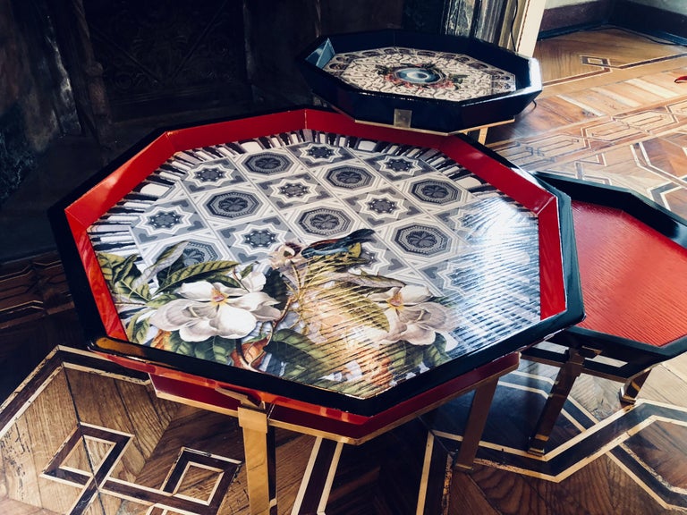 Ottoman Side Table Large For Sale at 1stDibs | large table ottoman