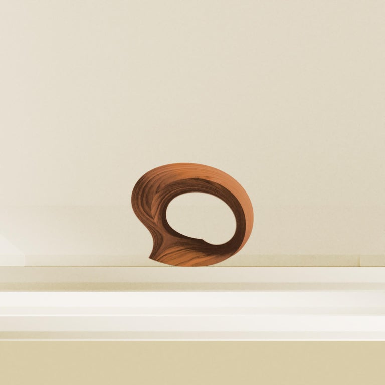 Ouroboros Oak Stool by Luca Gruber For Sale at 1stDibs