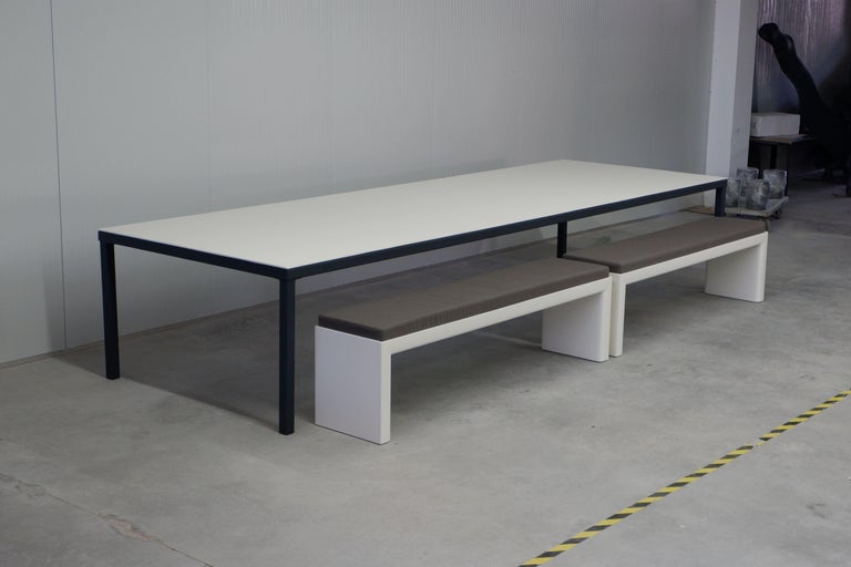 12 Ft. Long Outdoor Dining Table In Custom Lacquer Colors For Sale at ...