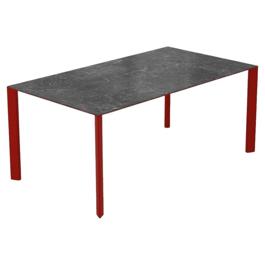 Addison Mizner Iron Table with Glass Top Outdoor Dining For Sale at 1stDibs