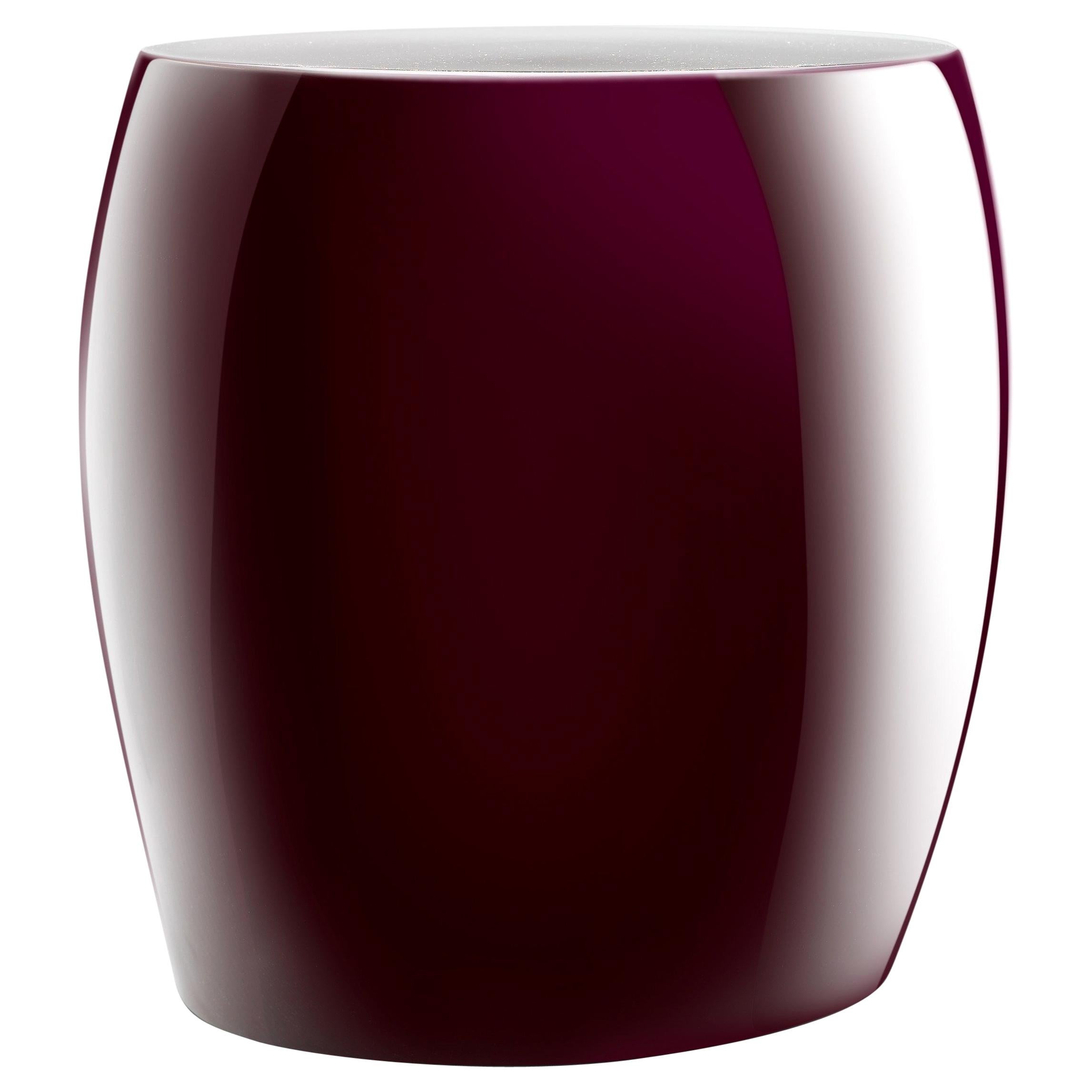 Hollywood Regency Style Outdoor Silver Ceramic Side Table Tree Stump ...