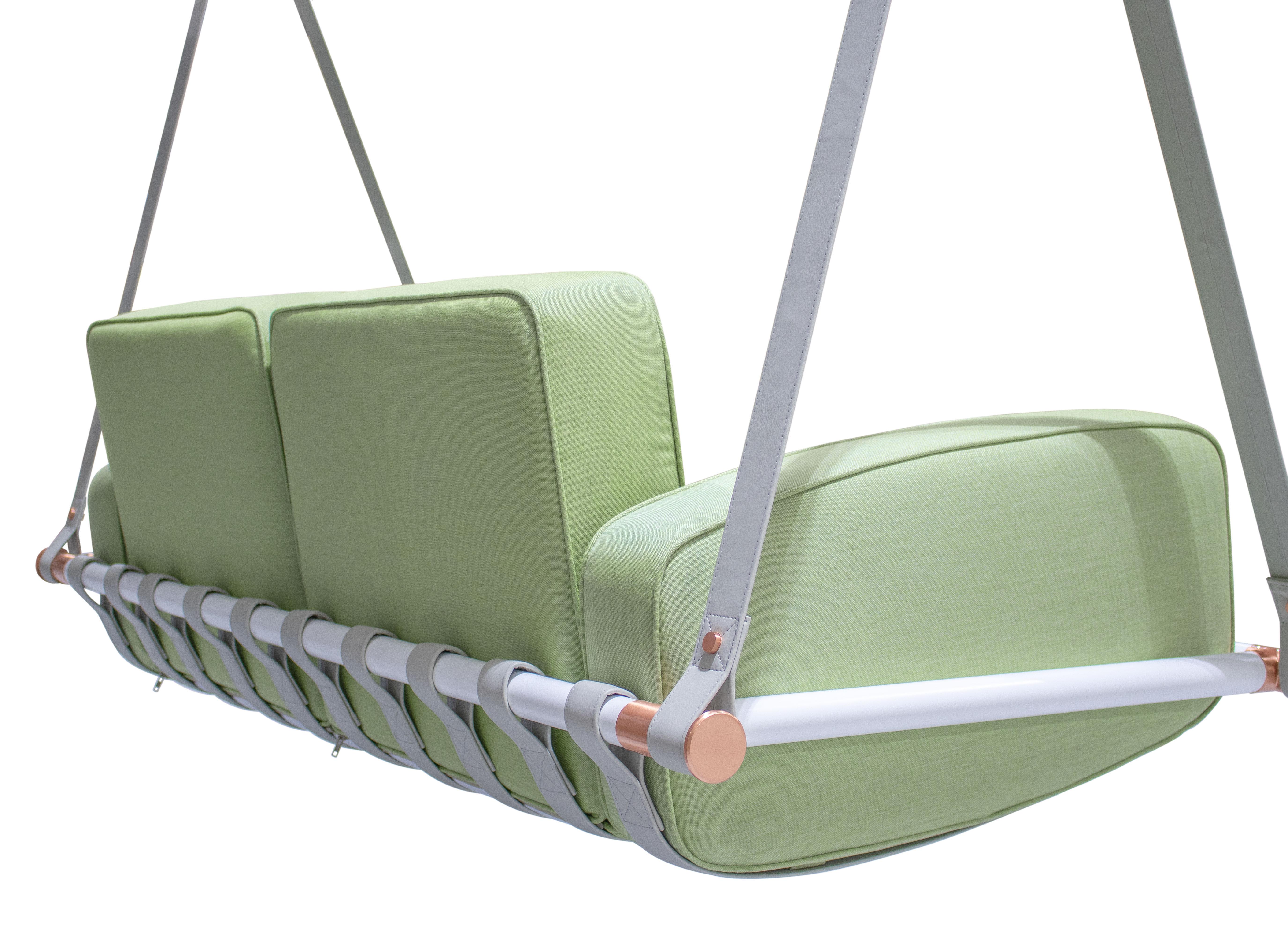 Outdoor Hanging Sofa by Myface with Stainless Steel Frame and Acrylic ...