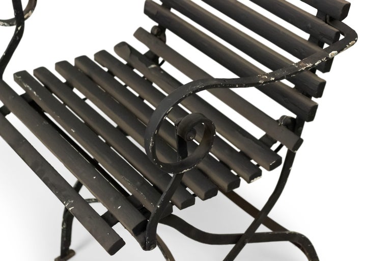 Outdoor Iron Folding Chairs For Sale at 1stDibs