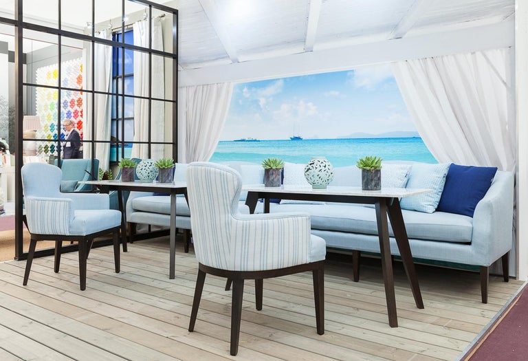 Outdoor Sammarco Dining Chair by Coco Wolf For Sale at 1stDibs