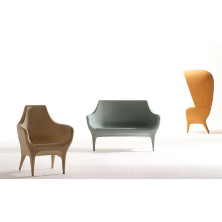 Outdoor Showtime Yellow Armchair with Cover by Jaime Hayon For Sale at ...