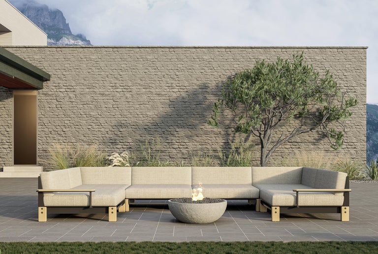 Outdoor Lounge Sectional 0:1, Left Corner Section For Sale at 1stDibs