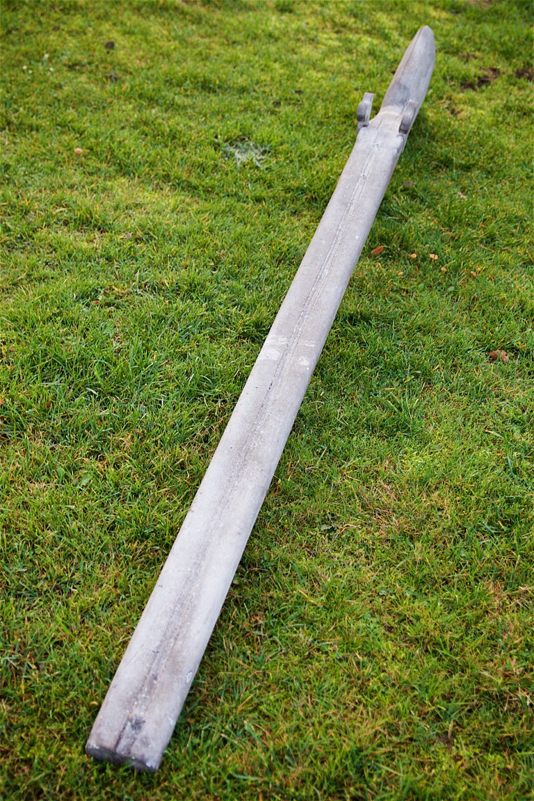 Oversize Wooden Double Barrel Shotgun Shop Sign at 1stDibs