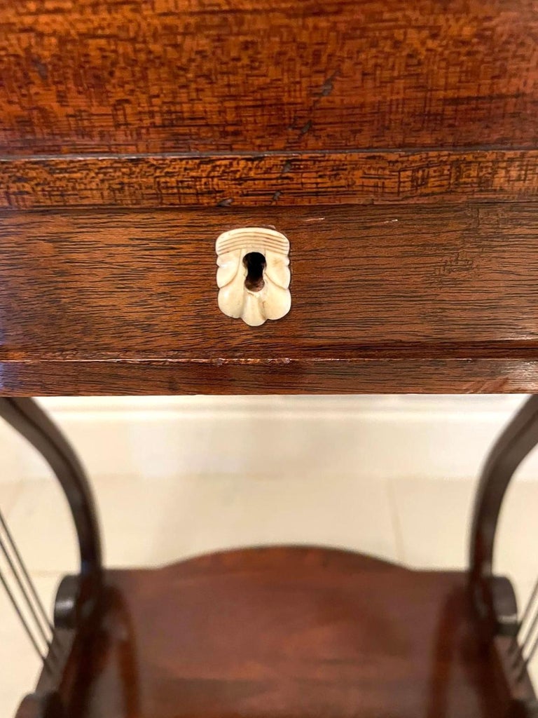 Outstanding Quality Antique Edwardian Inlaid Mahogany Reading Table For ...