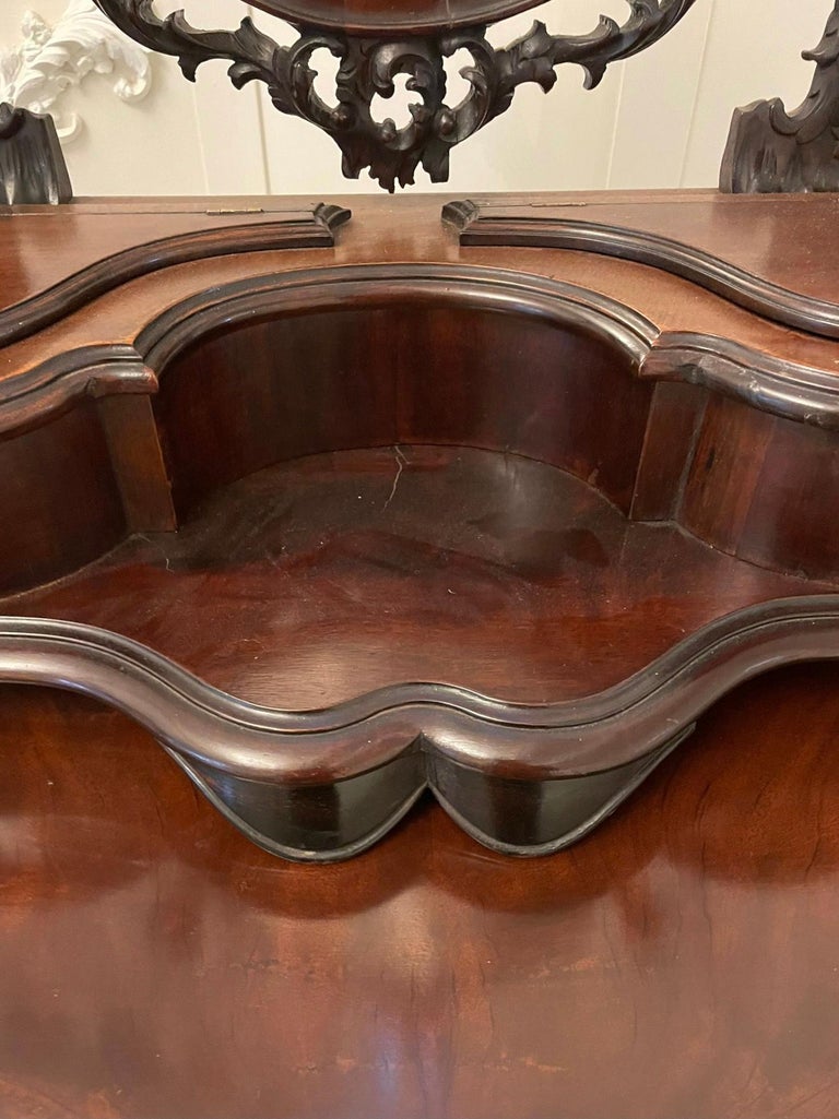 Outstanding Antique Victorian Carved Mahogany Free Standing Dressing ...