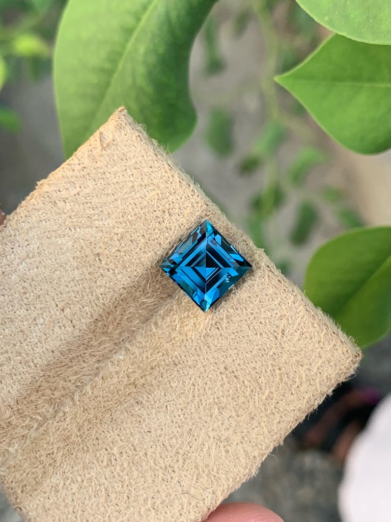 Outstanding Bright London Blue Topaz Gemstone 3.60 Carats Topazstone ...