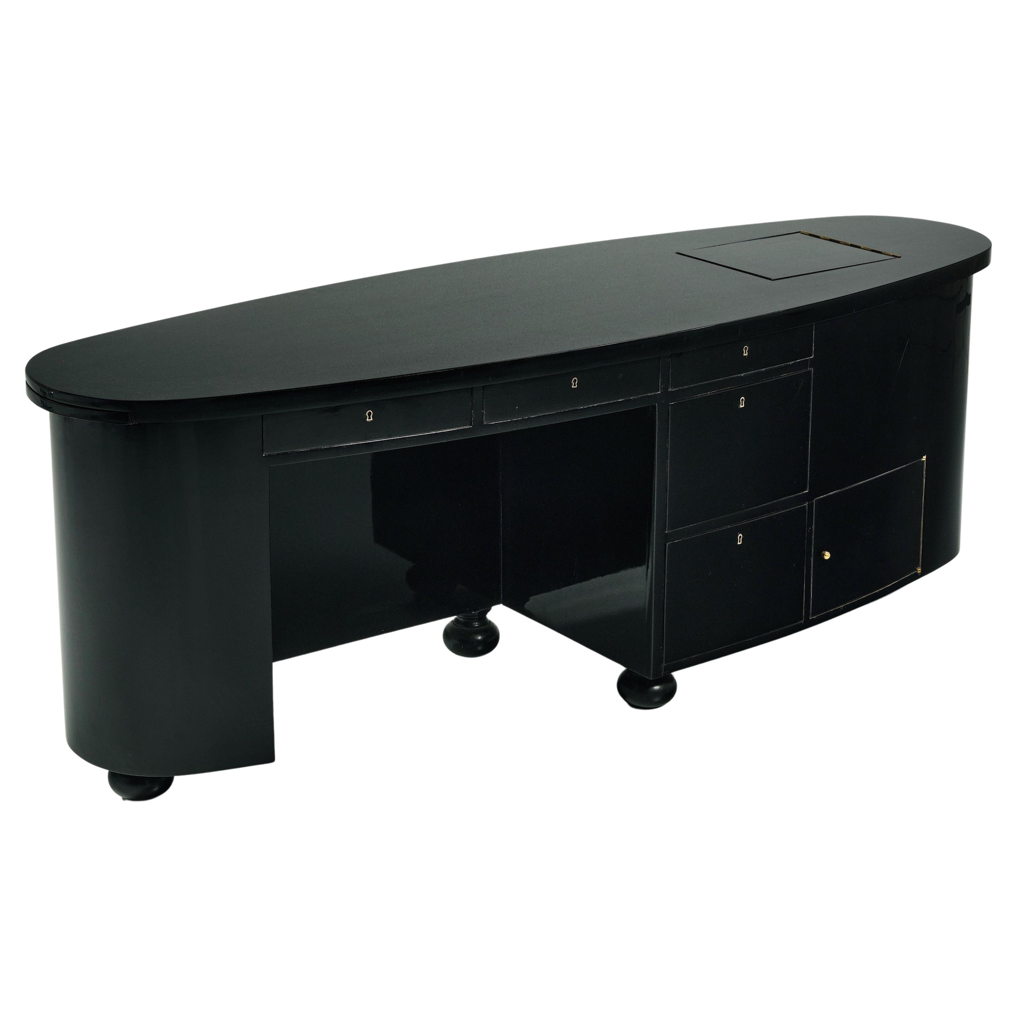 Art Deco Handmade Desk For Sale at 1stDibs