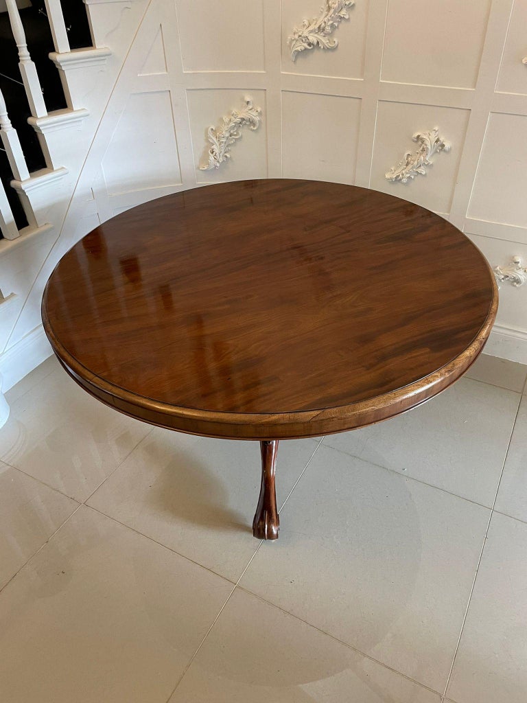 Outstanding Quality Antique Figured Mahogany 6 Seater Circular Dining ...