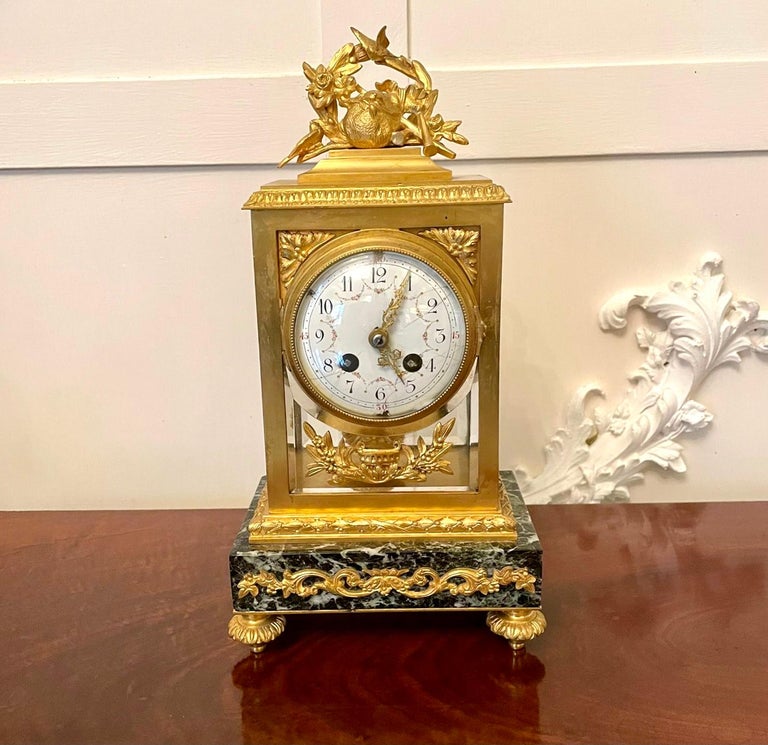 Outstanding Quality Antique Victorian French Ornate Ormolu Clock ...