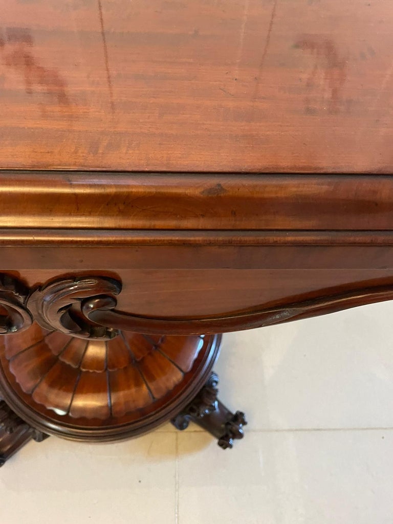 Outstanding Quality Antique Victorian Mahogany Card Table For Sale at ...