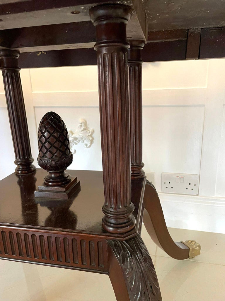 Outstanding Quality Antique Victorian Mahogany Metamorphic Dining Table ...