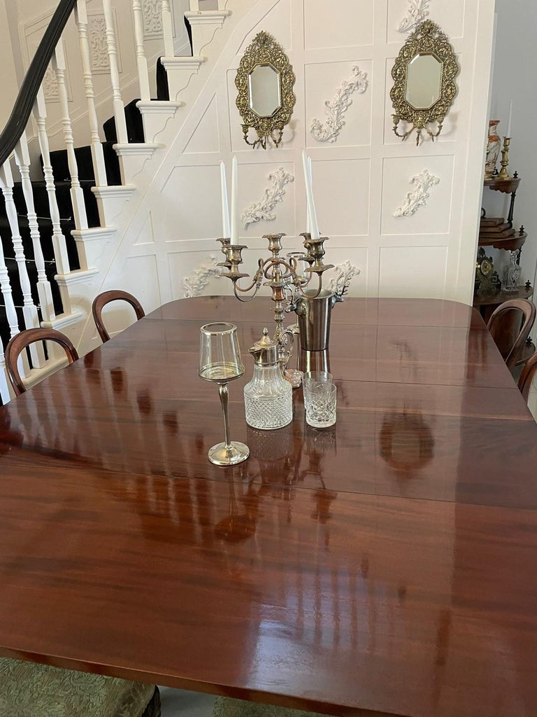 Outstanding Quality Antique Victorian Mahogany Metamorphic Dining Table ...