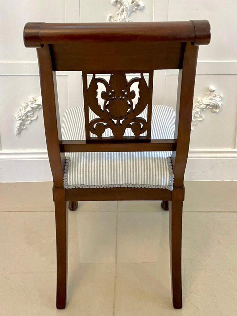 Outstanding Quality French Set of Six Antique Regency Dining Chairs For ...