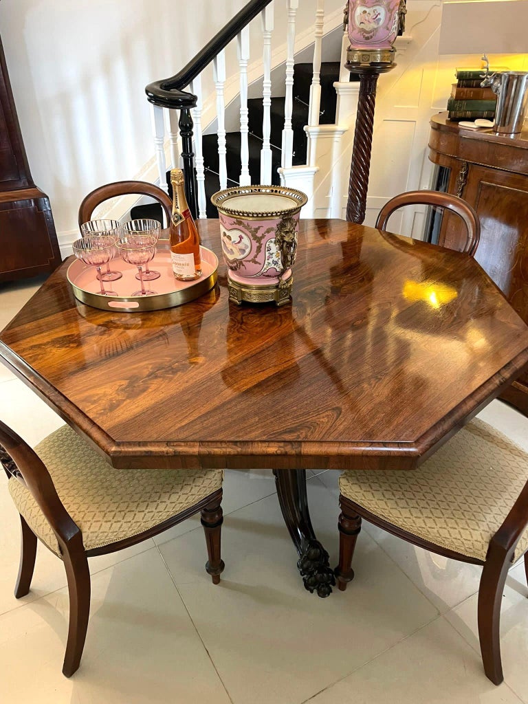 Outstanding Quality Large Antique Early Victorian Rosewood Centre ...