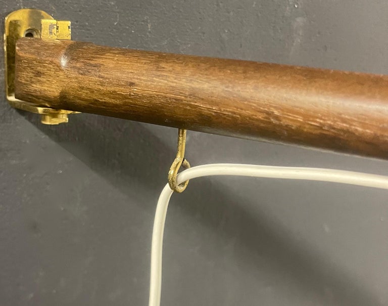 outstanding rare counterweight dornstab wall lamp For Sale at 1stDibs