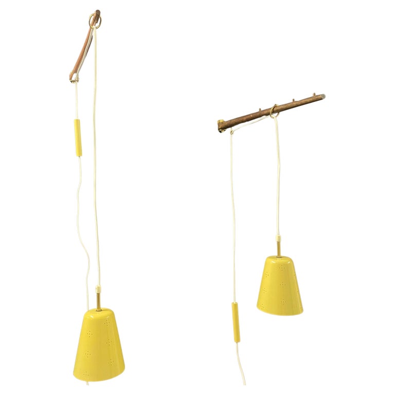 outstanding rare counterweight dornstab wall lamp For Sale at 1stDibs