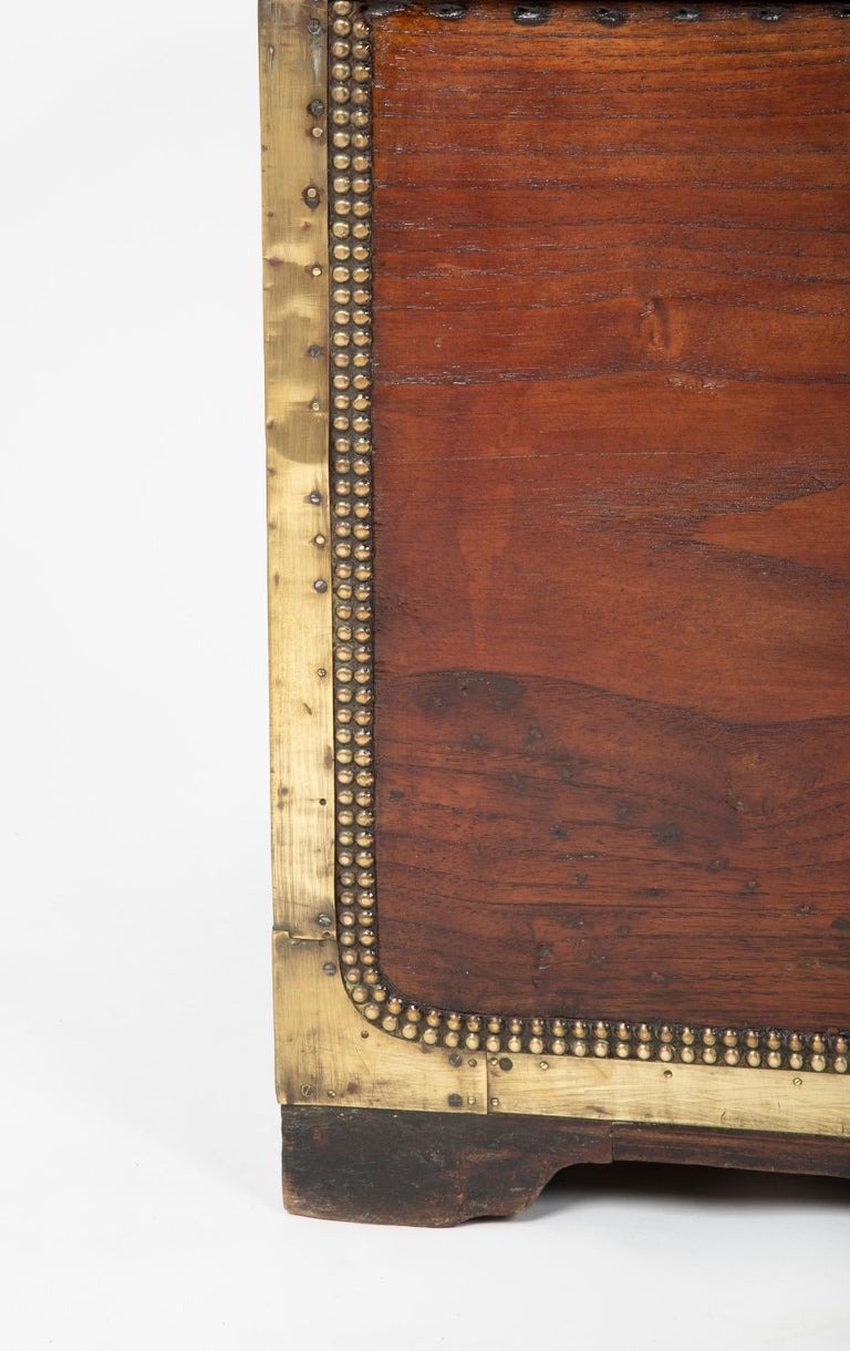 Outstanding Ship Captain's Sea Chest at 1stDibs