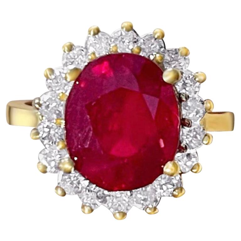 Antique Ruby Solitaire Rings - 450 For Sale at 1stDibs | ruby solitaire ...