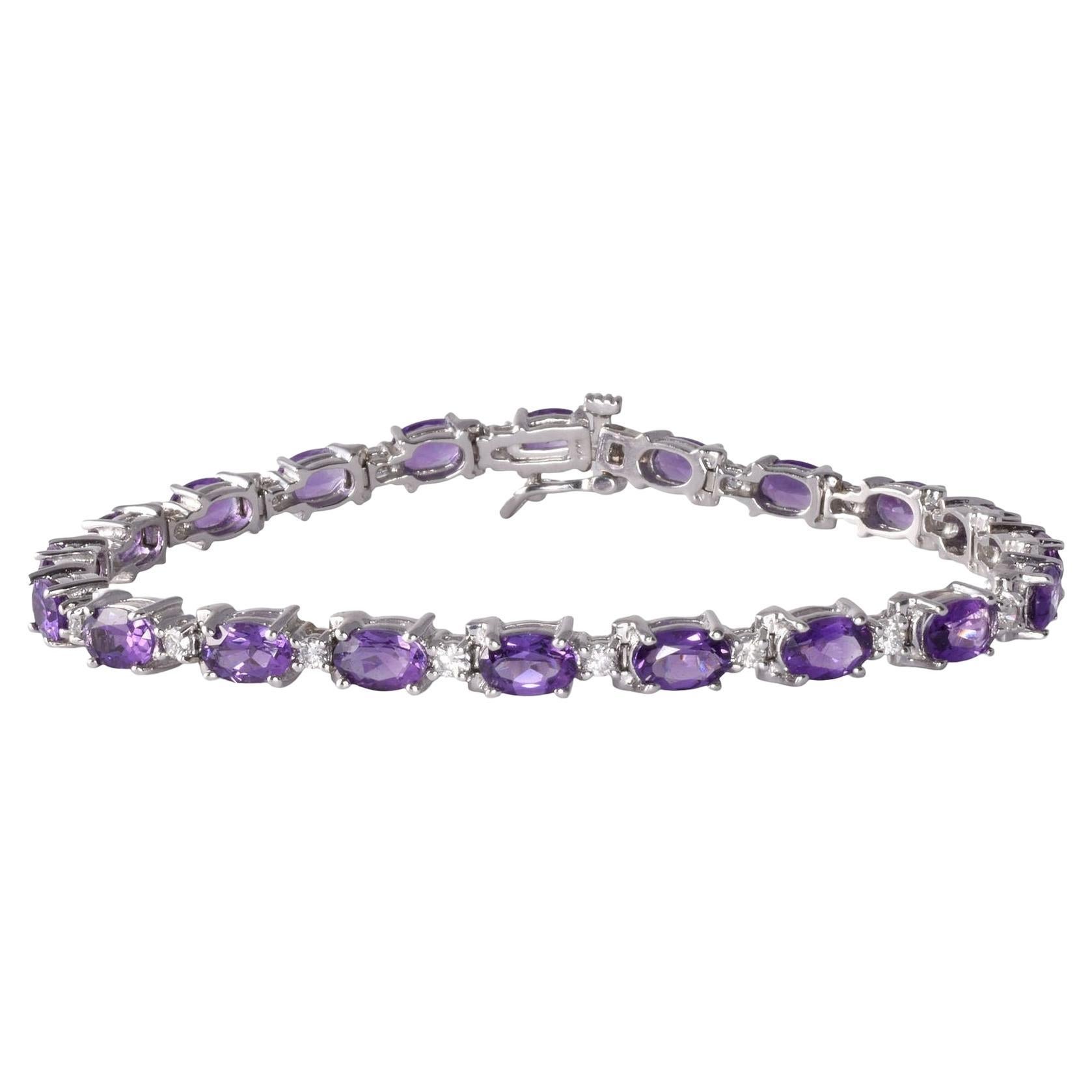 Jafa Diamond Tennis Bracelet For Sale at 1stDibs