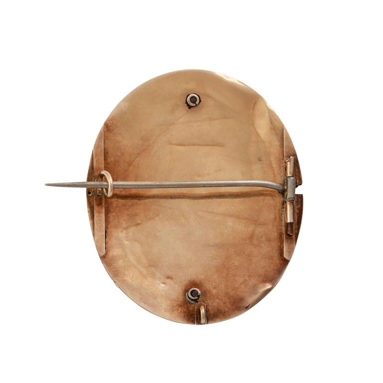 Oval Brooch Historicism For Sale at 1stDibs