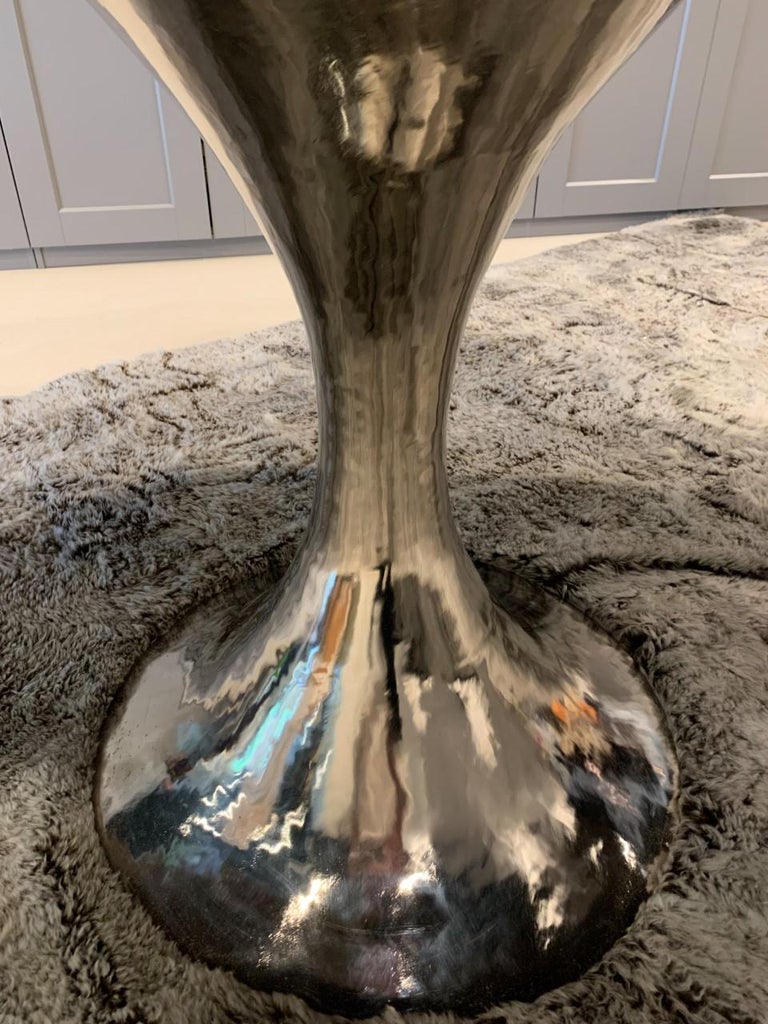 Oval Burl Veneer Conference Table For Sale at 1stDibs