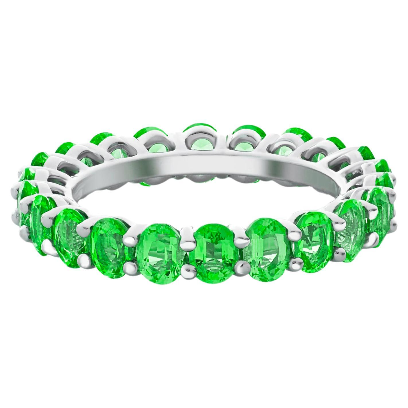 Customizable Lab emerald baguette and Round Moissanite Wedding Band ...
