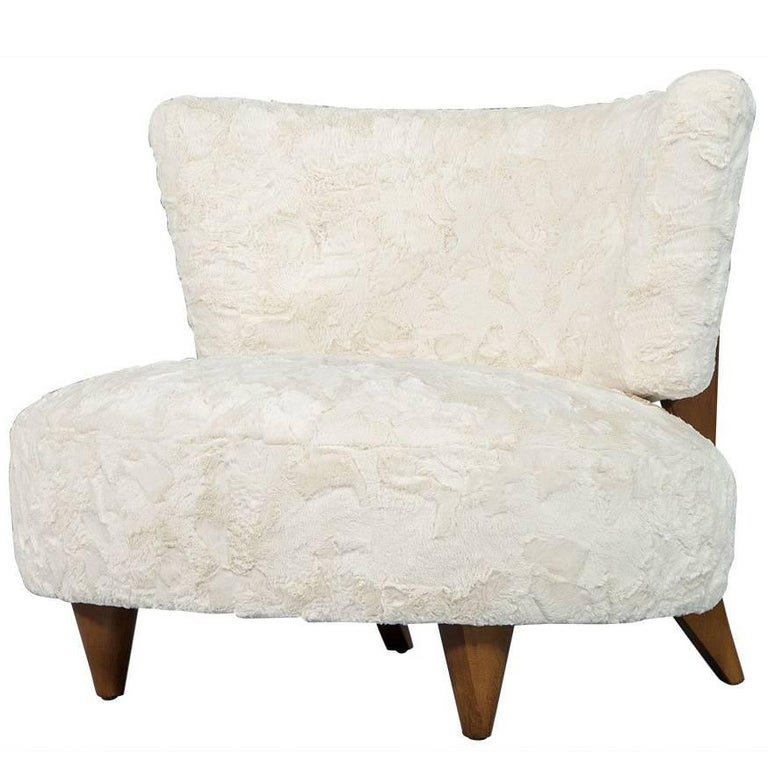 Oval Midcentury Cloud Chair at 1stDibs