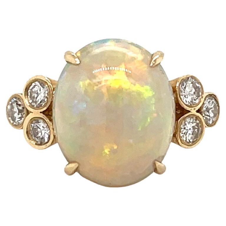 Oval Opal Statement Ring at 1stDibs