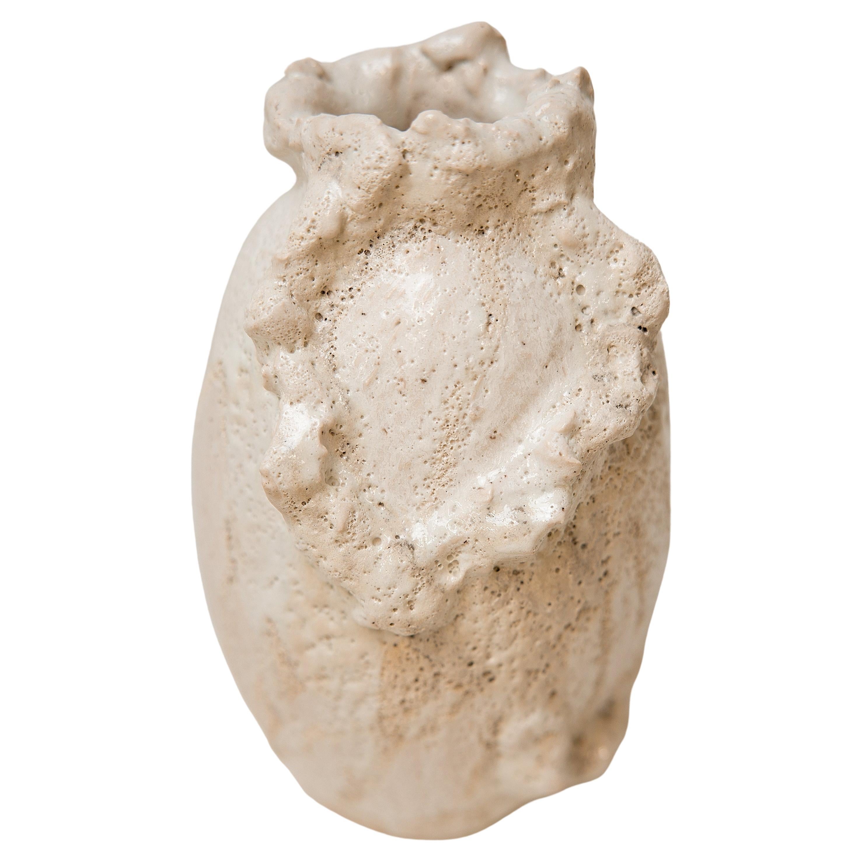 Organic Sculpture vase- Oval Moon For Sale at 1stDibs