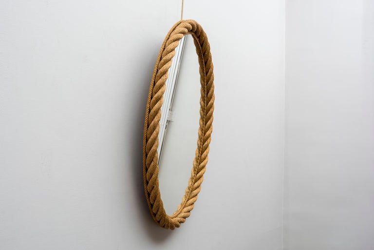 Oval Rope Mirror at 1stDibs