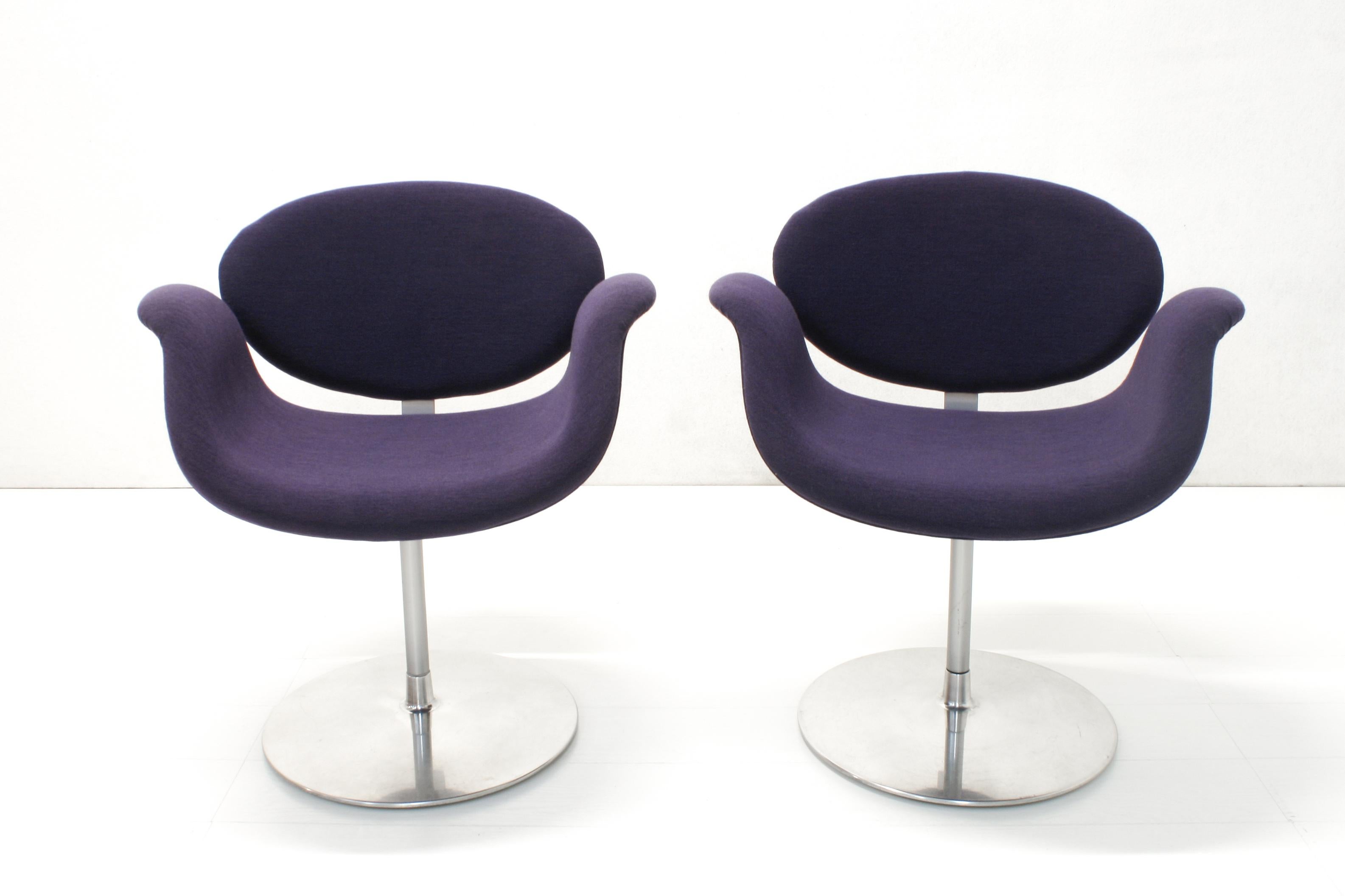 Oval Table + 6 Little Tulip Chairs Dining Set by Pierre Paulin for ...