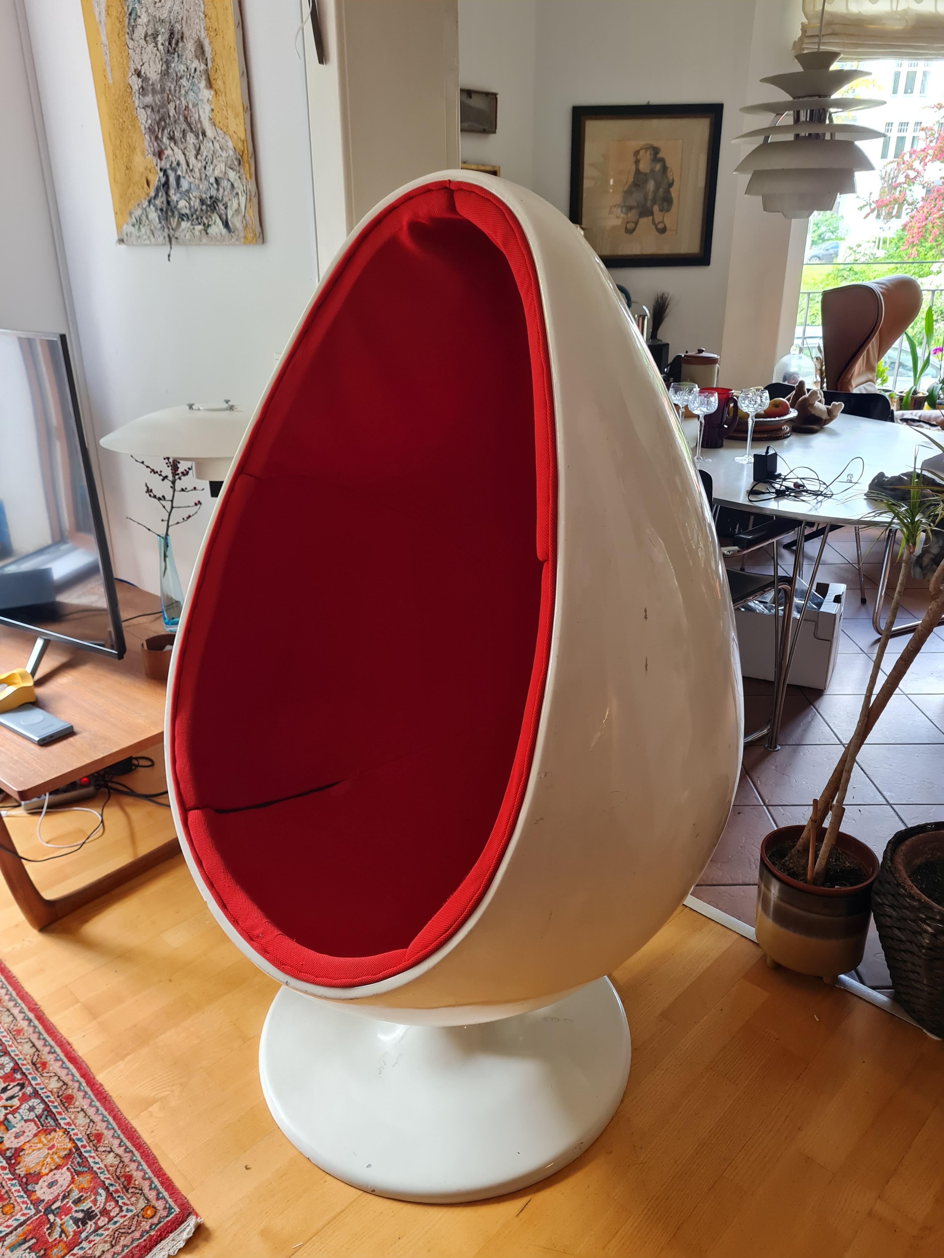 Ovalia Egg Chair Henrik Thor Larsen Lounge Chair 60er Schweden For Sale ...