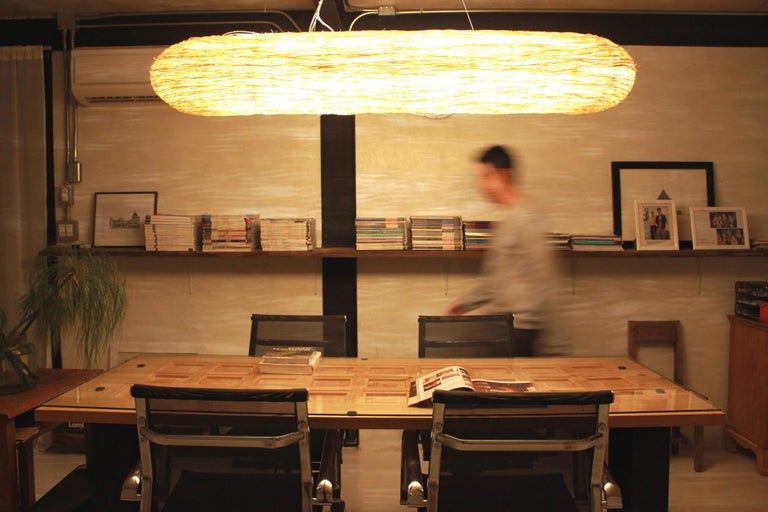 Ovaloid by Ango, Rattan Ceiling Light for 21st Century Lighting Design ...